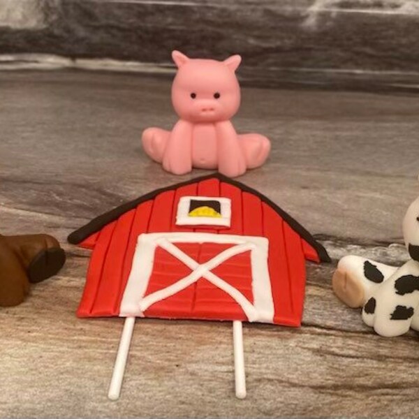 Farm Cake Topper - Etsy