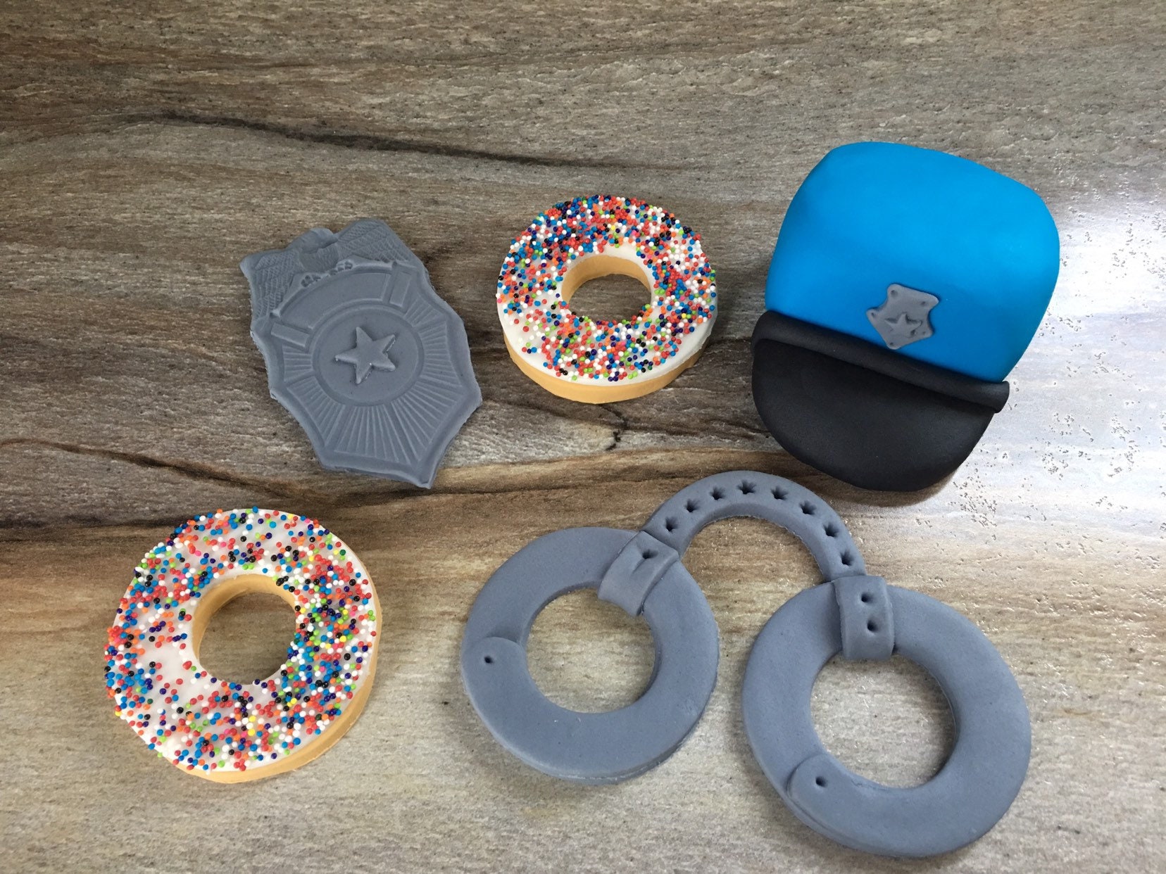 Police Cake Topper Set - Etsy