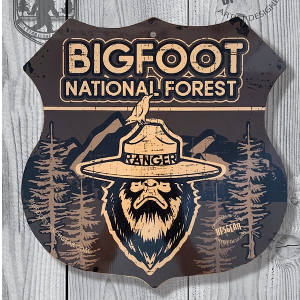Metal National Forest Sign - Etsy