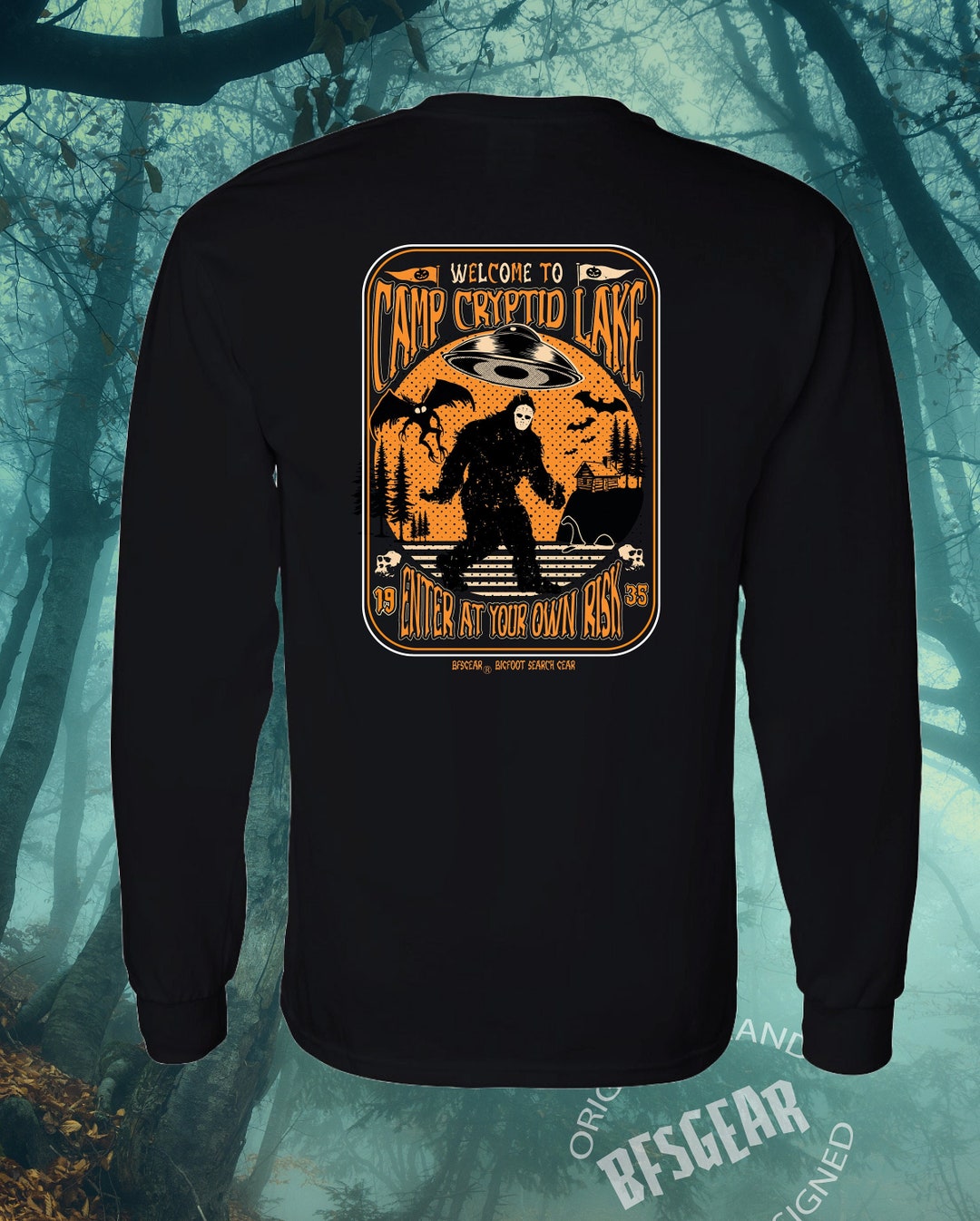 Camp Cryptid Lake Long Sleeve - Etsy