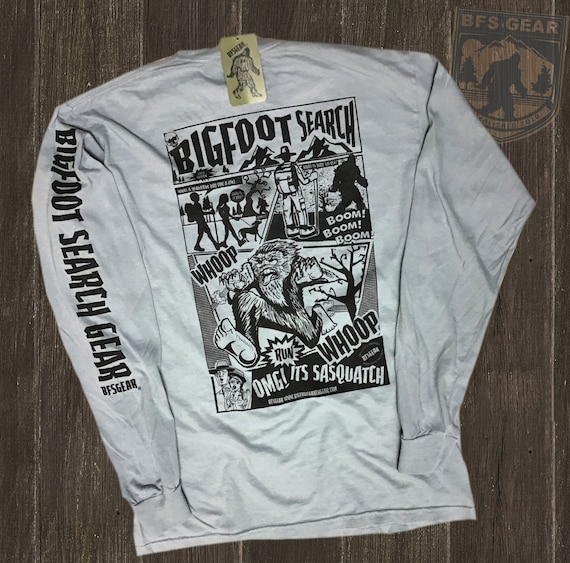Bigfoot Search Gear Original Brand Artist Designed Comic Long | Etsy