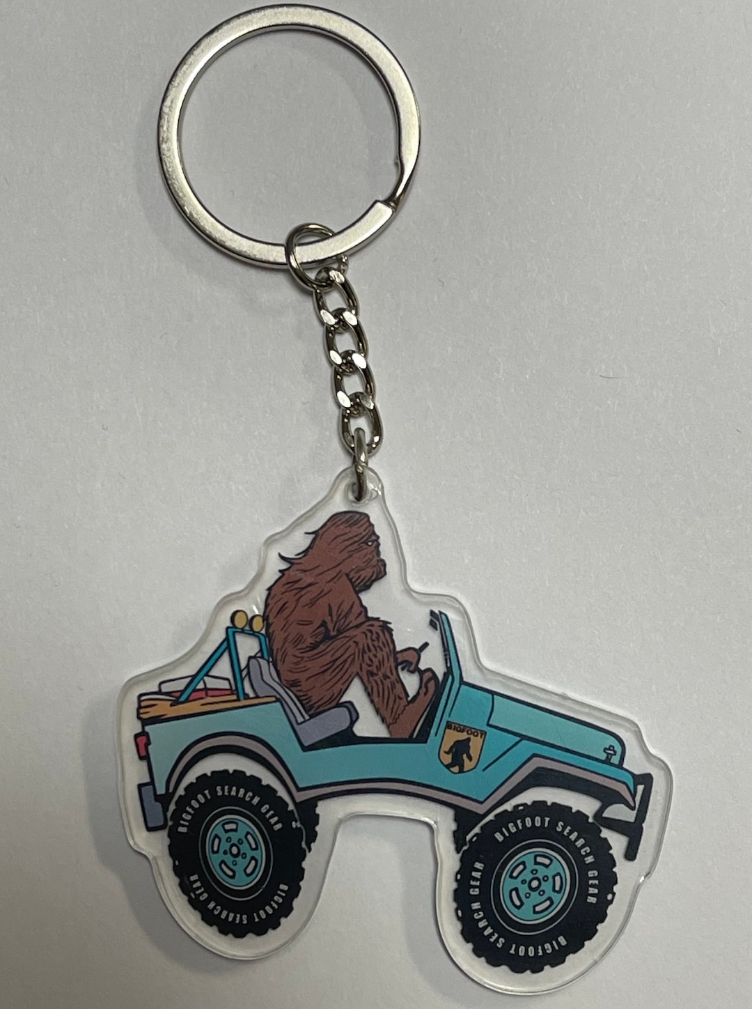 Bigfoot Offroad ATV Double Sided Acrylic Keychain - Etsy