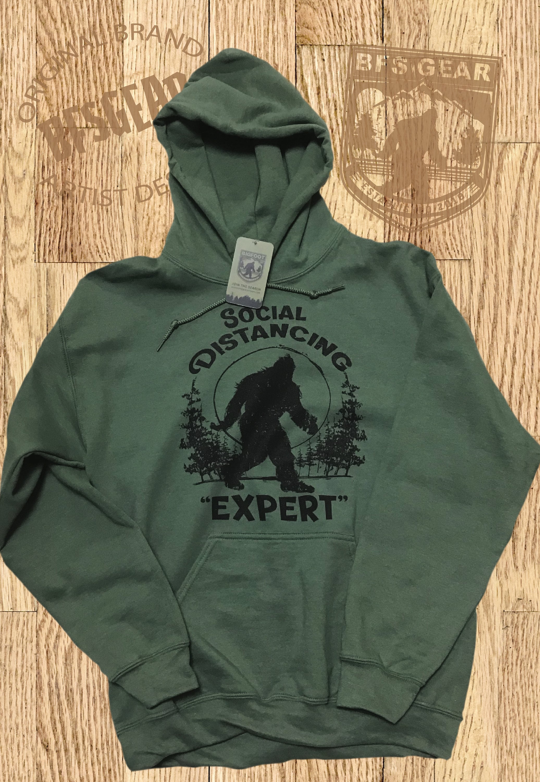 Bigfoot Search Gear Original Brand Artist Designed Social Distancing ...