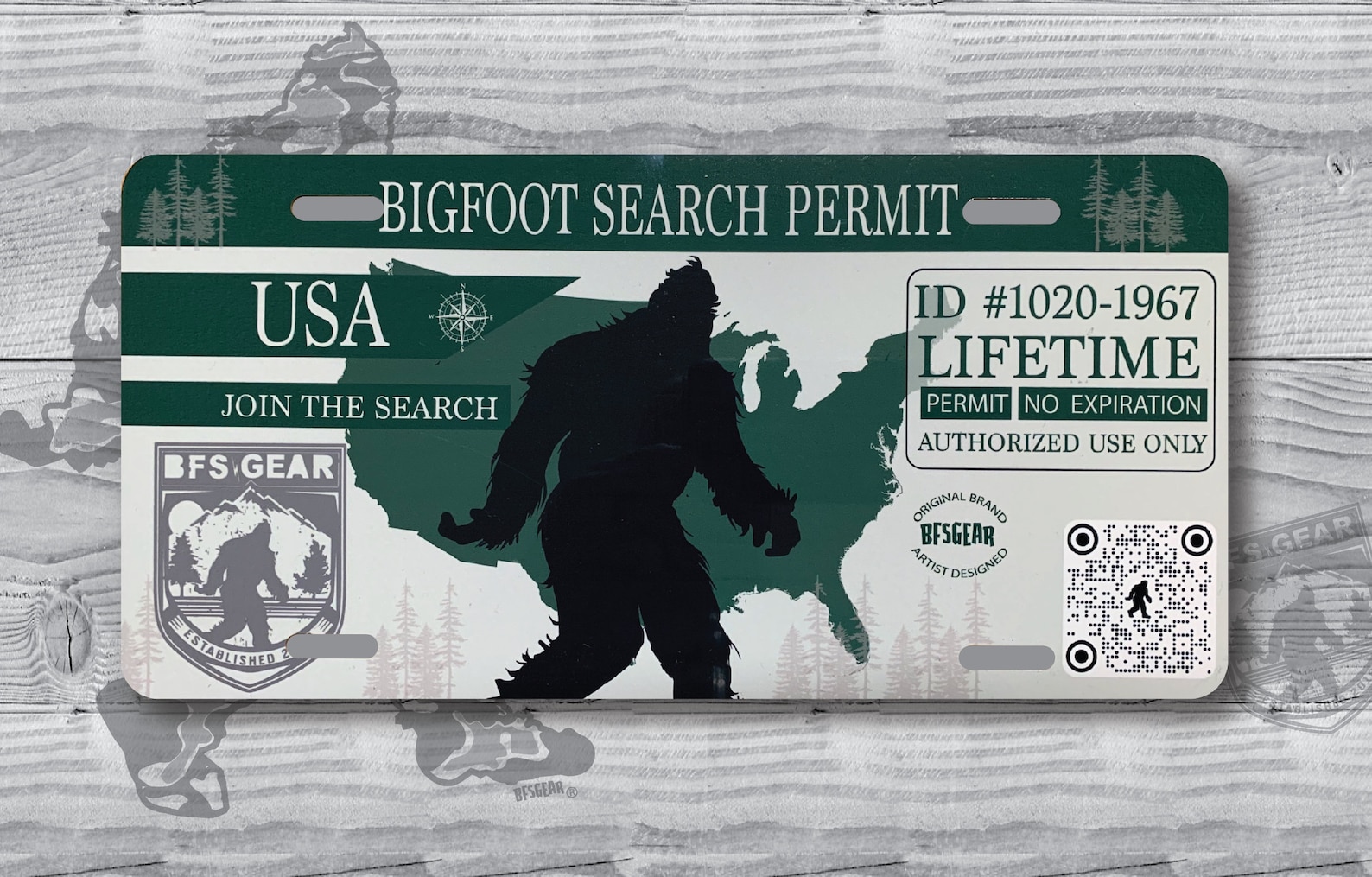 Bigfoot Search Gear Original Brand Artist Designed Metal - Etsy