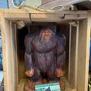 Bigfoot Search Permit 2x3.5 Wallet-sized Metal Card - Etsy