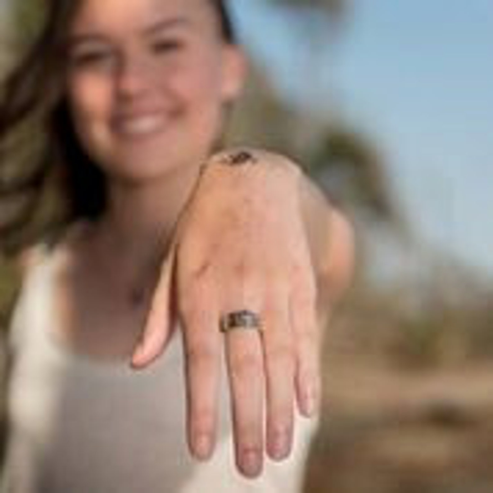 Sterling Silver Ring With True North Four Point Star Compass Motif on ...