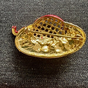 Vintage Rare Red Hat Society Pin - Etsy