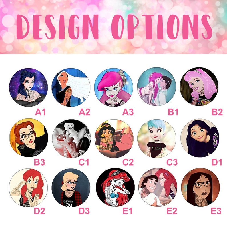 Hardcore disney princess ID badge holder princess badge reel | Etsy