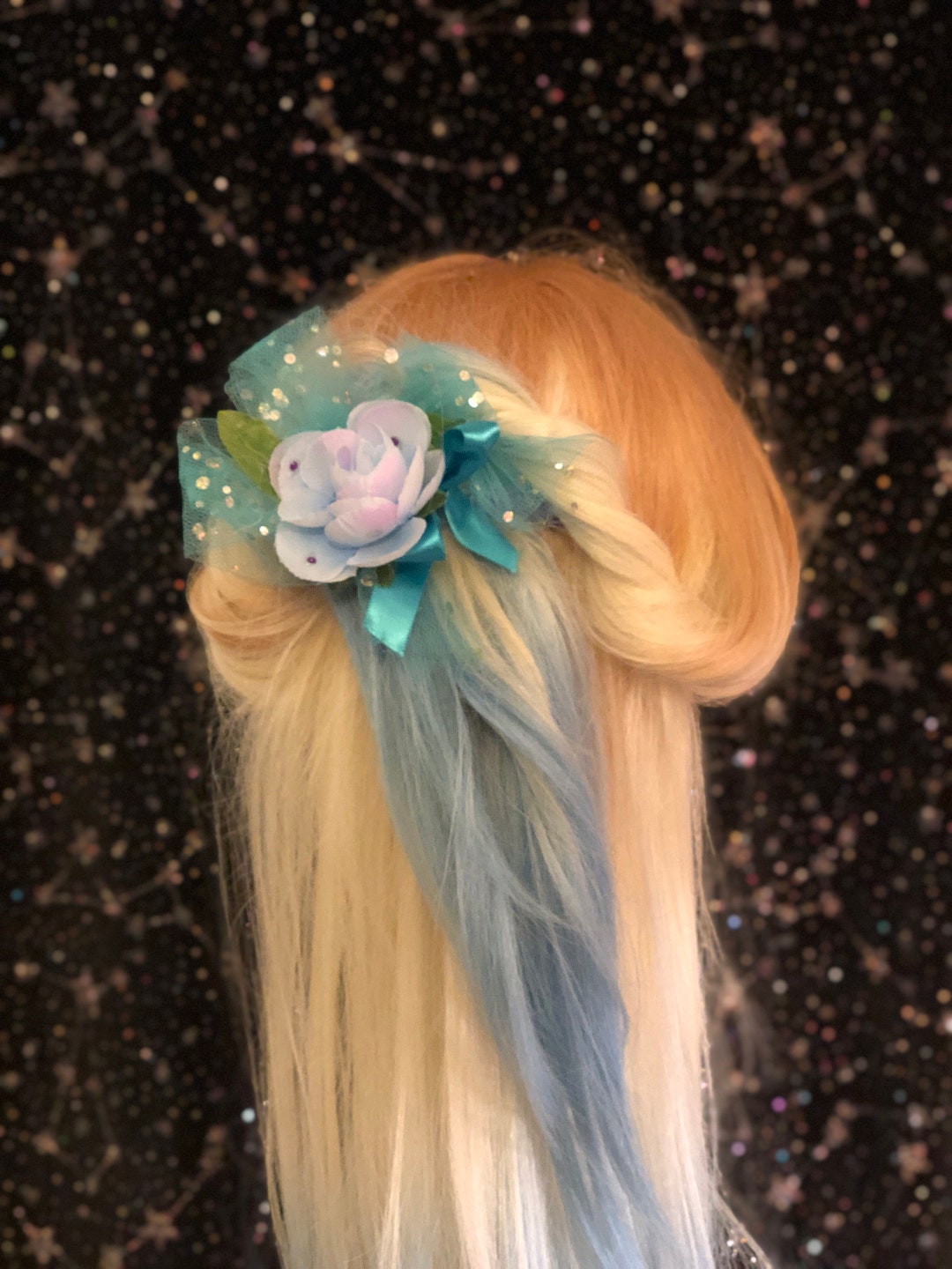 Briny Bloom: Ocean-themed Hair Fascinator for Cabaret, Circus, and ...