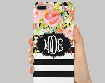 Monogram phone case | Etsy