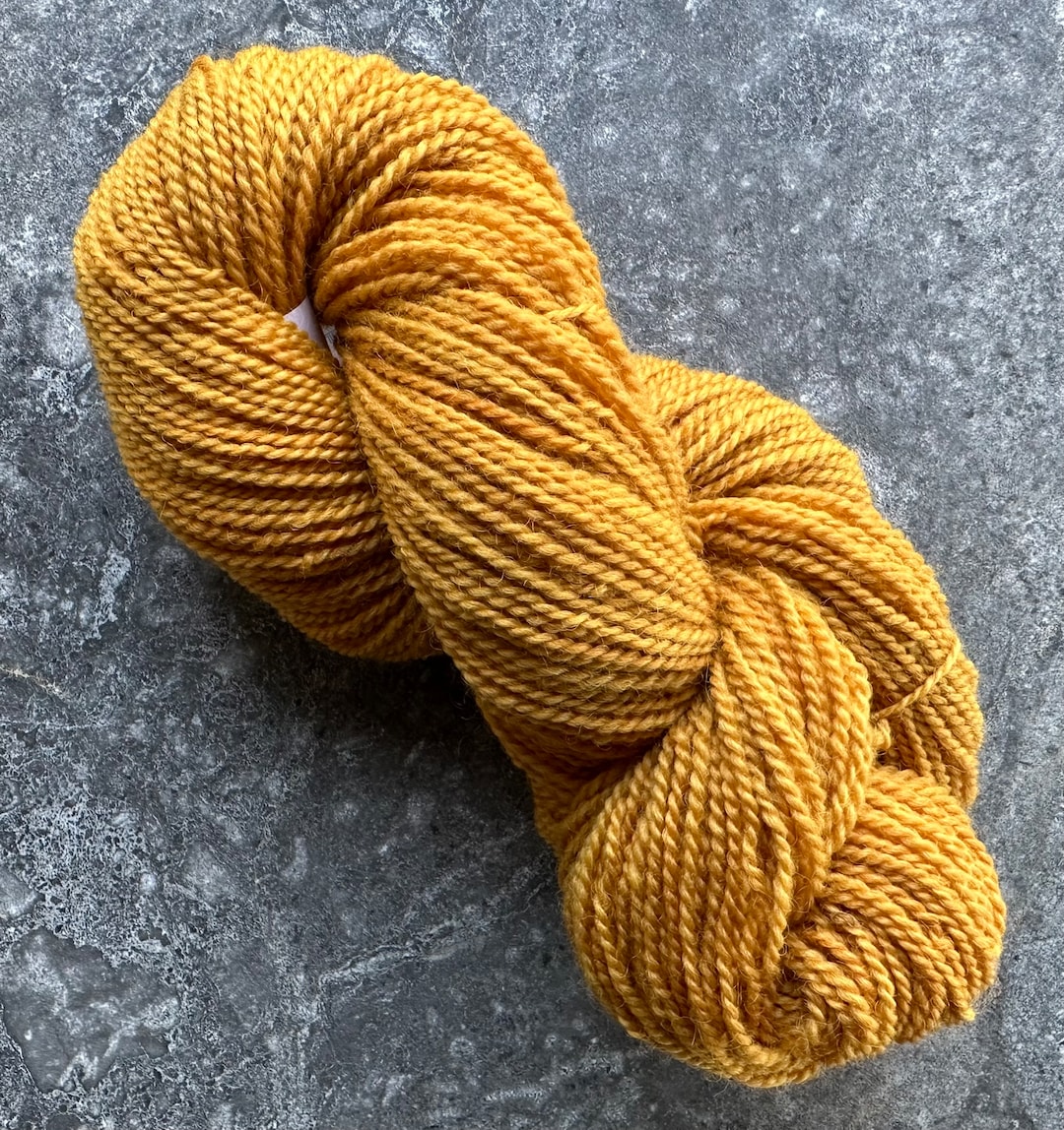 Hand Dyed Mill Spun Wool Yarn in Cosmos - Etsy