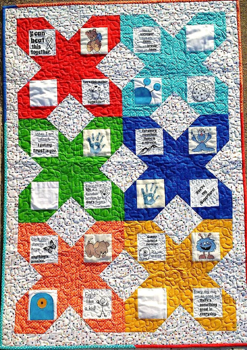 Let's Fight Together Fabric Panel Cancer Fabric Panel - Etsy