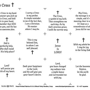 Religious Fabric Panel, 24 Panel, in the Beginning, Genesis, QT Fabrics ...
