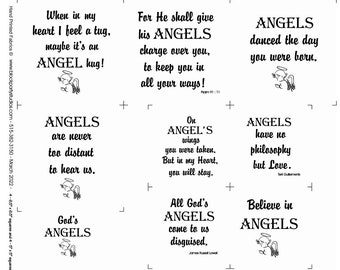Angel Song Fabric Panel-24x 458 Squares-christmas-religious-angels ...