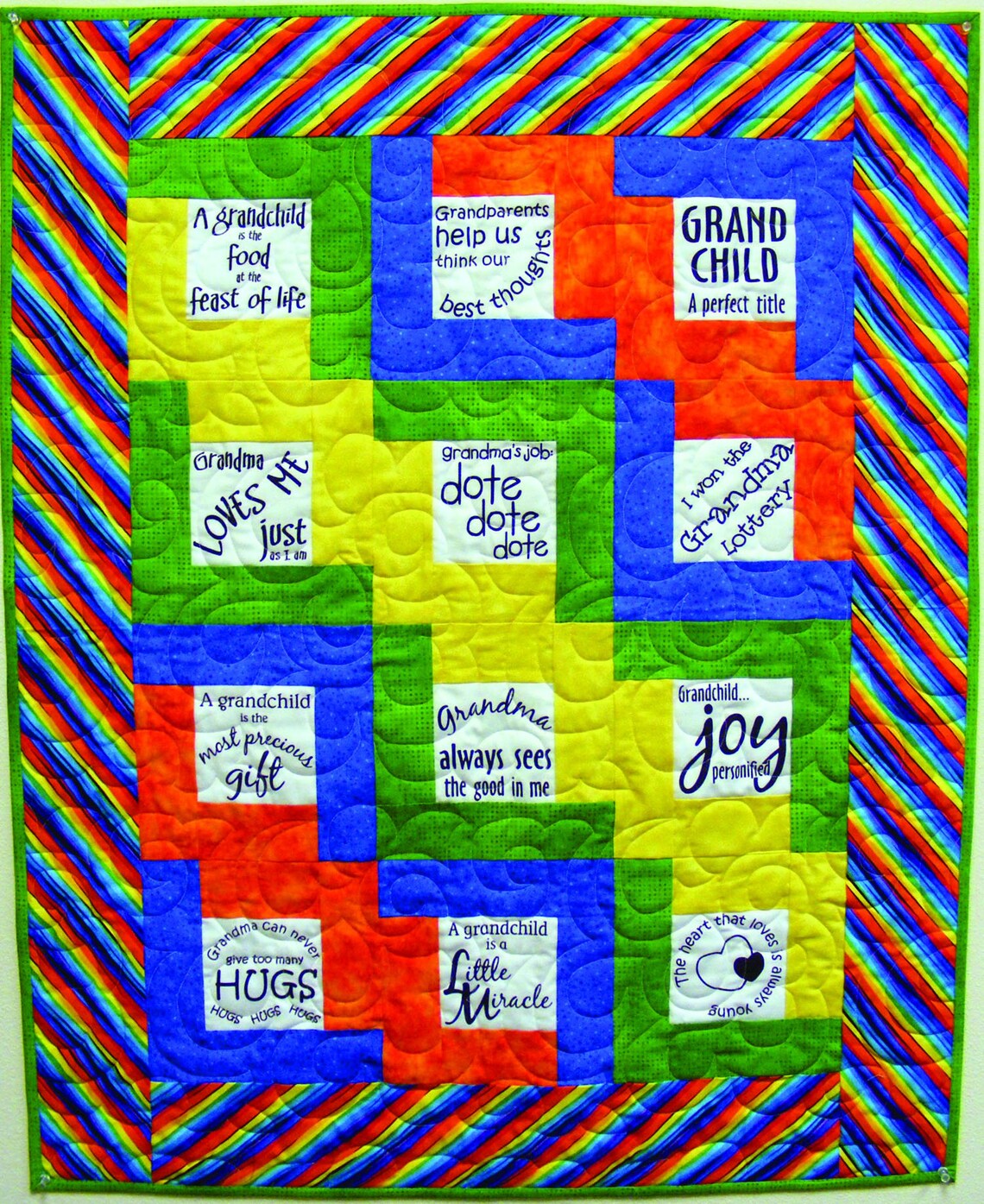 Glorious Grandchild Fabric Panel and Pattern - Etsy