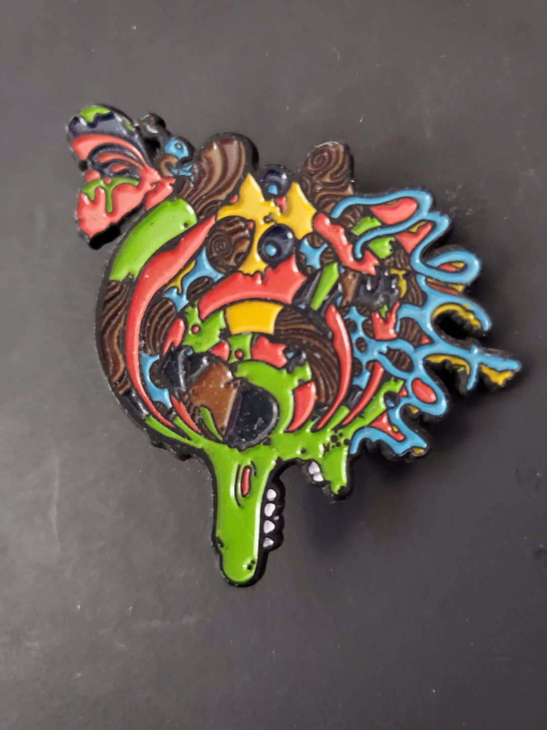 Reptar Bassdrop Pin - Etsy
