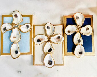 Shell Cross Wall Art - Etsy