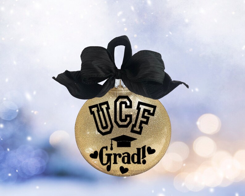 UCF Grad Inspired Ornament/graduation Gift/christmas Gift - Etsy