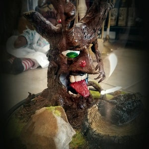 Possessed Hand Sculpted Tree With Plastinated Fox Heart/ Sculpture ...
