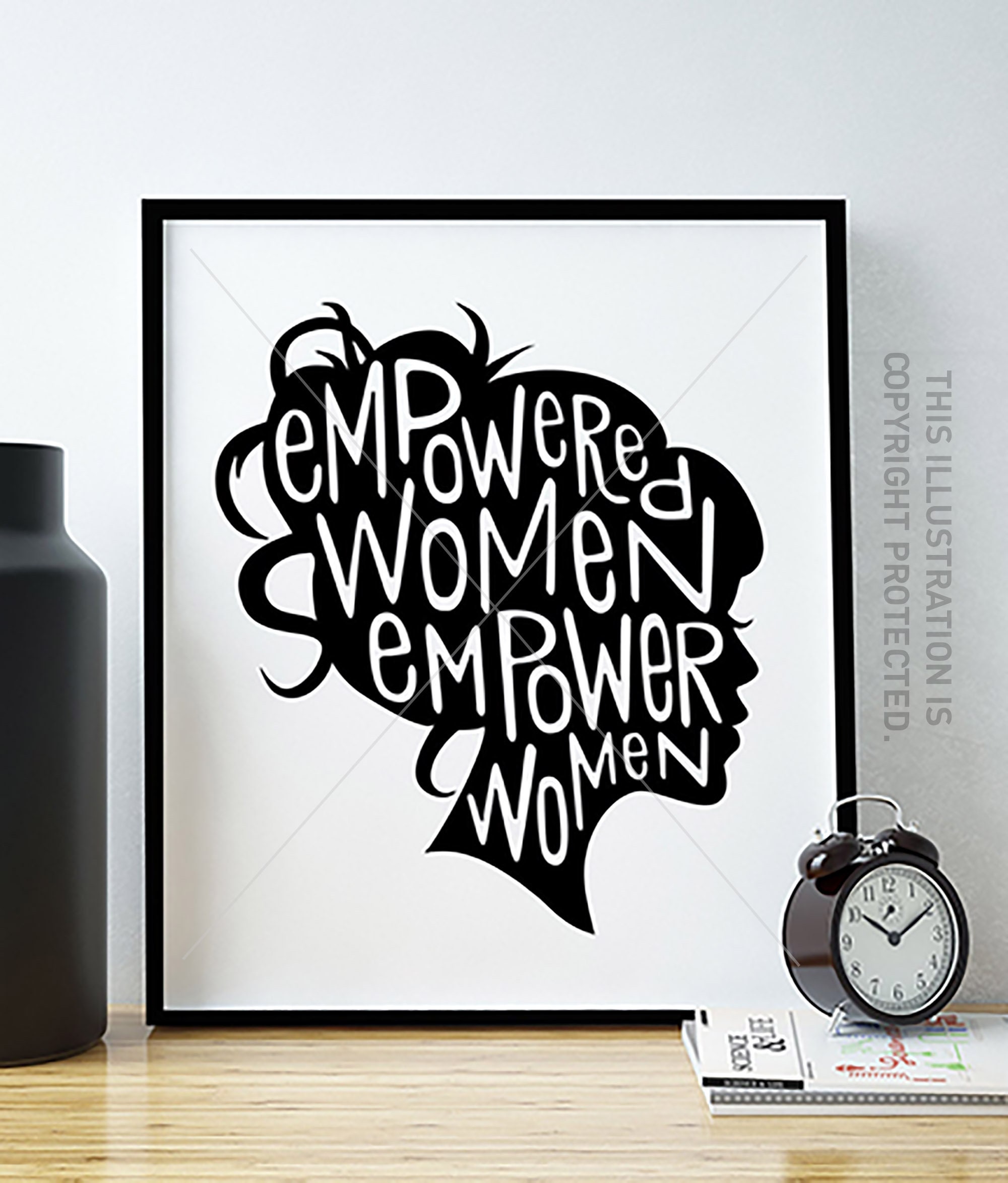 Feminist Art Print Feminist Quote Girl Boss Empowered Etsy