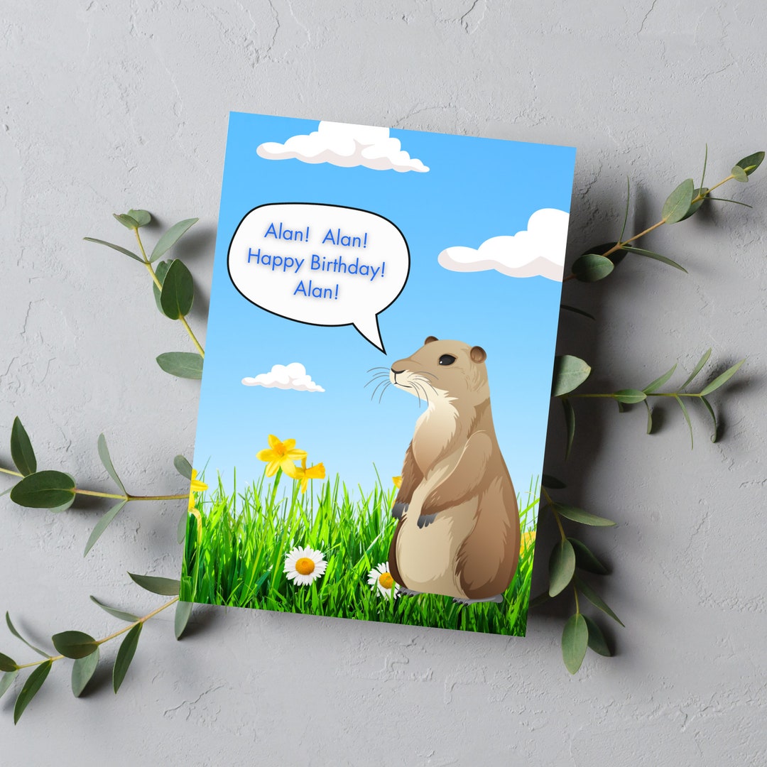 Alan Meme Steve Gopher Meme Alan Gopher Meme Alan Birthday - Etsy