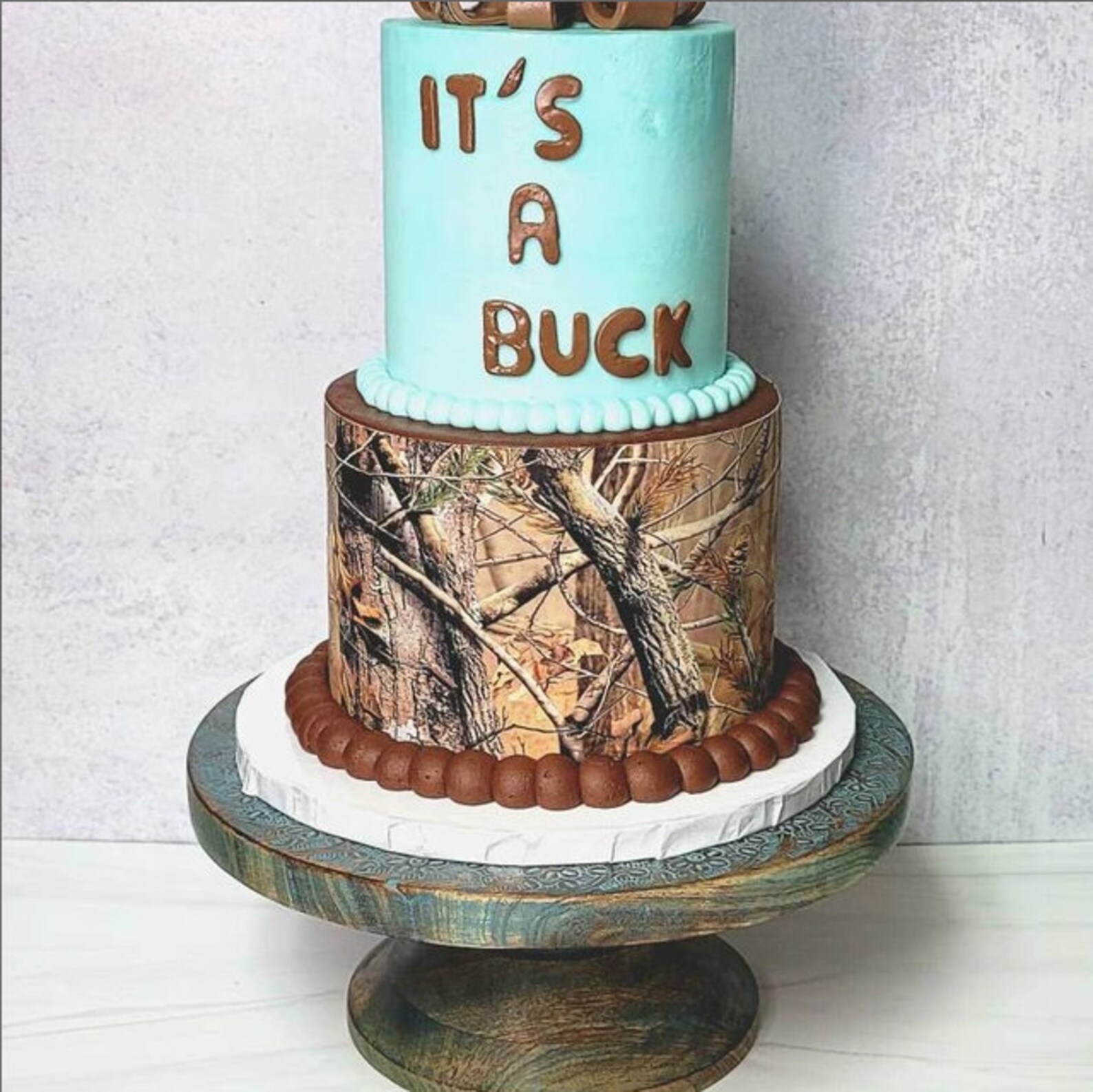 HUNTING CAMO Edible Image 1/4 1/2 Sugar Sheet Cake Topper Great for ...