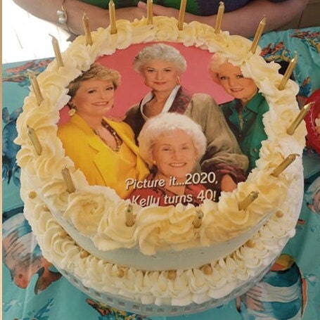 Golden Girls EDIBLE IMAGE Cake Topper 1/4 Sheet Custom - Etsy
