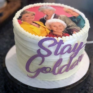 Golden Girls EDIBLE IMAGE Cake Topper 1/4 Sheet Custom Personalized - Etsy