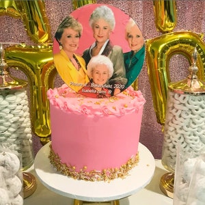 Golden Girls EDIBLE IMAGE Cake Topper 1/4 Sheet Custom Personalized - Etsy