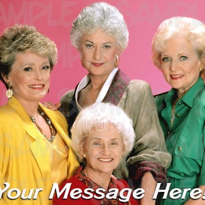 Golden Girls EDIBLE IMAGE Cake Topper 1/4 Sheet Custom - Etsy