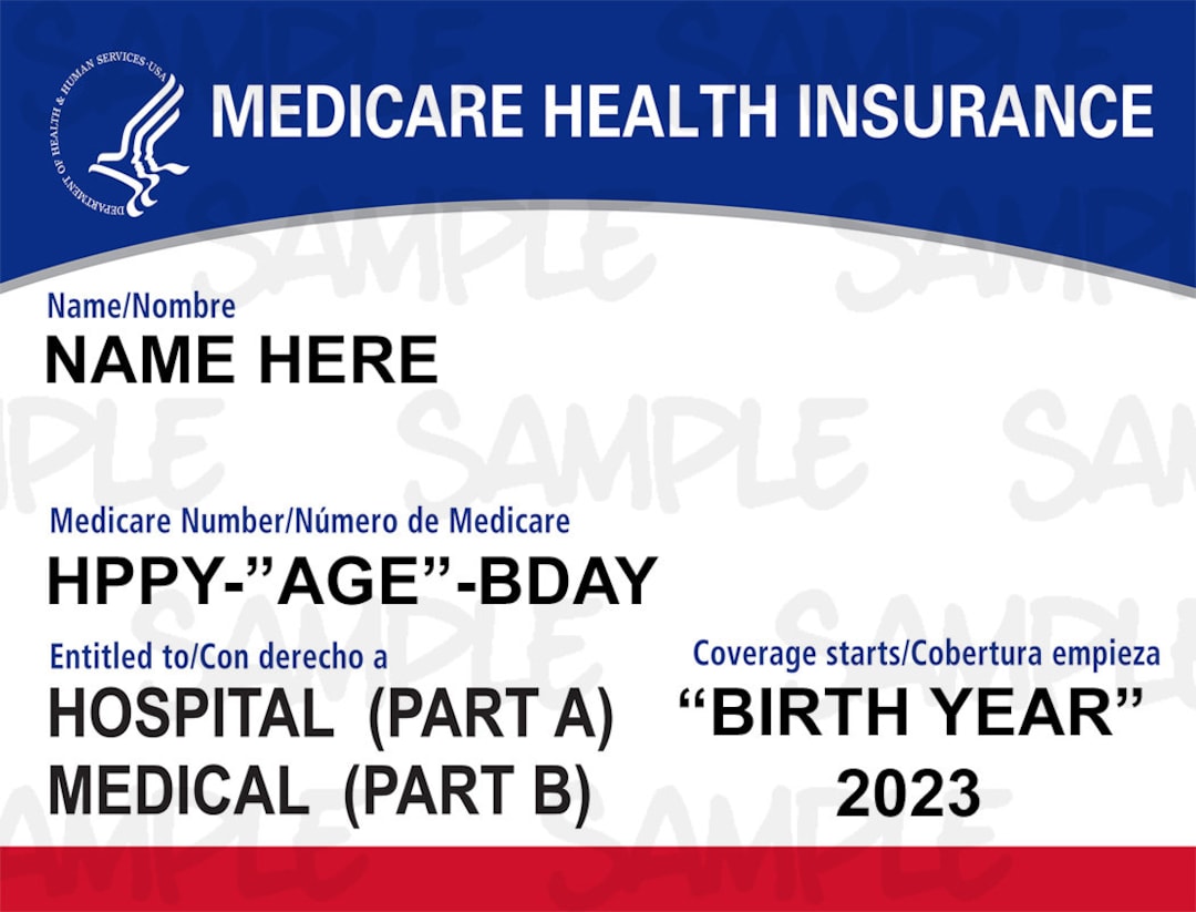 MEDICARE EDIBLE PHOTO Image Over the Hill Cake Topper 1/2 1/4 8in Icing ...