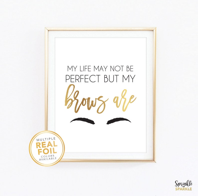 My Life May Not Be Perfect but My Brows Are Brow Studio | Etsy