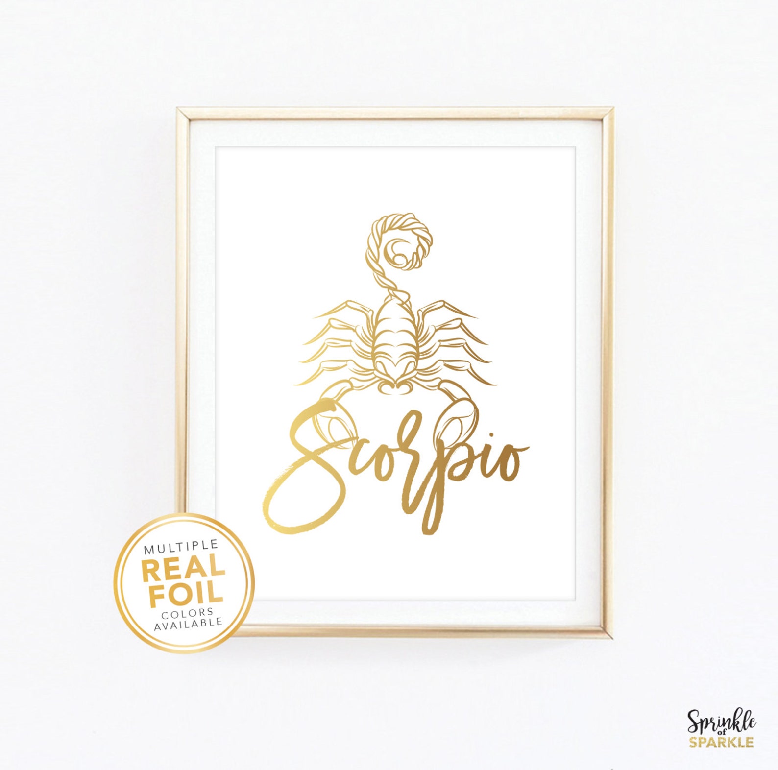 Scorpio Print Zodiac Sign Constellation Astrology Horoscope - Etsy