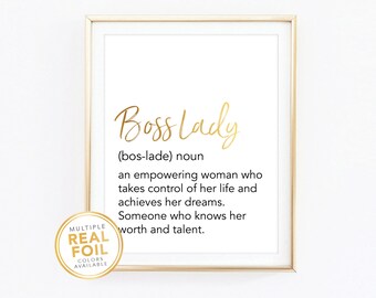 Boss Babe Wall Art | Etsy