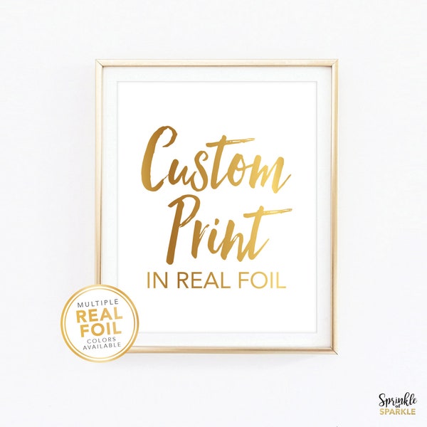 Gold Words - Etsy