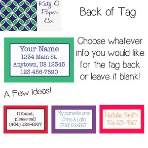 Boys Bag Tag - Personalized Bag Tag - Sports Bag Tag - Backpack Tag ...