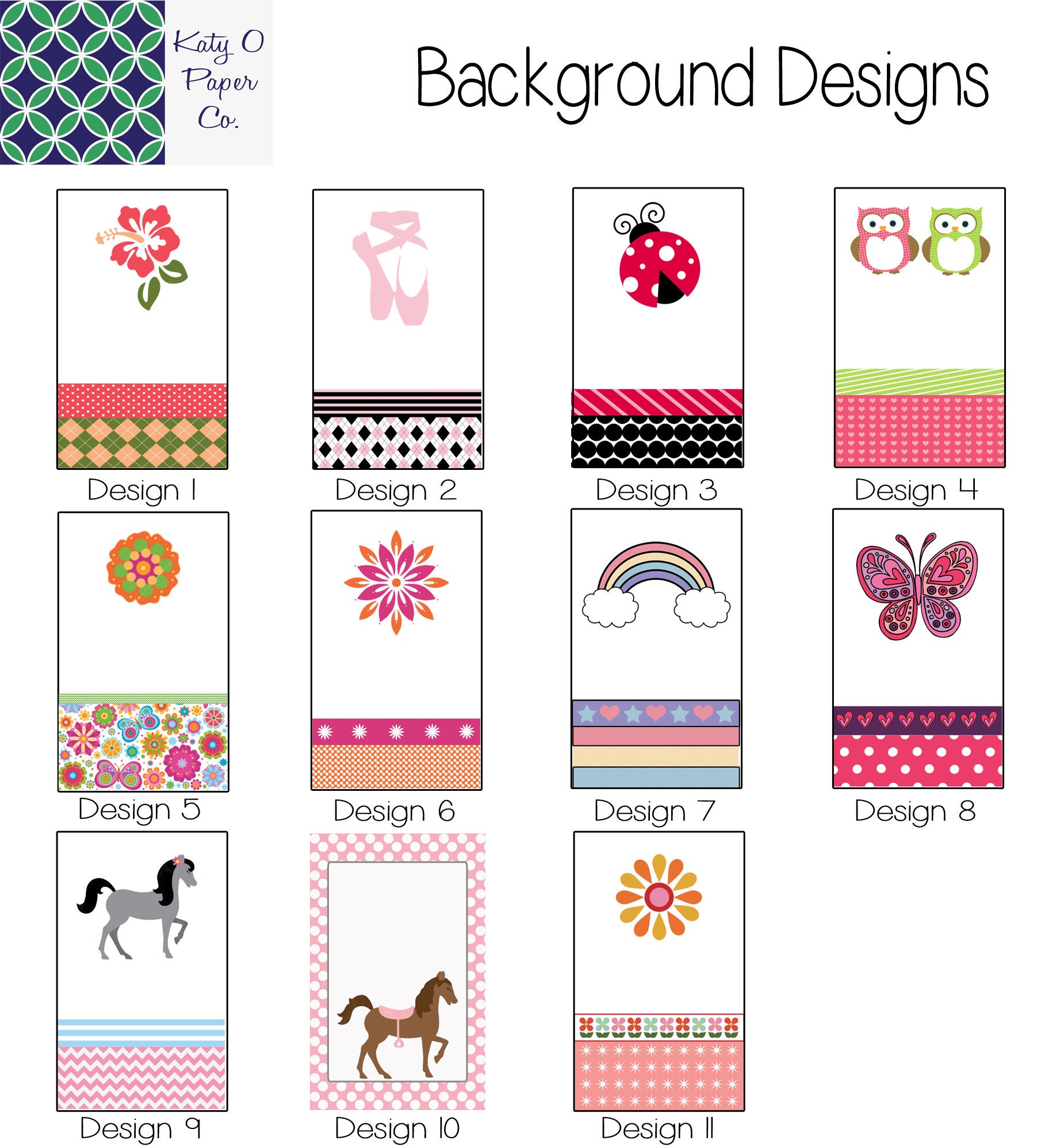 Girls Vertical Bag Tags Custom Luggage Tags Buy 4 Get 1 - Etsy