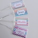 Multi-color Chevron Luggage Tag - Personalized Bag Tag - Monogrammed ...