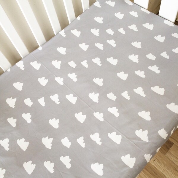 Cloud Crib Sheet - Etsy