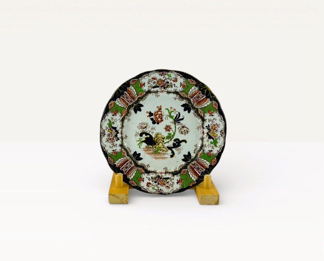 Georgian Antique Robinson, Wood & Brownfield Improved Ironstone China ...
