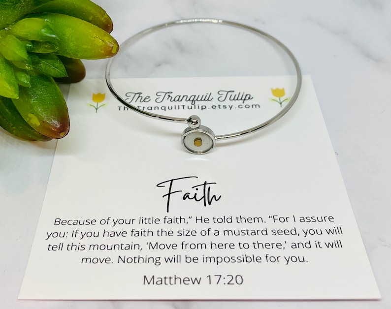 Faith of a Mustard Seed Bracelet - Move Mountains - Bracelet With ...