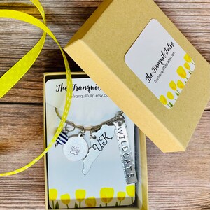 University of Kentucky UK Wildcats Hand Stamped Jewelry Metal Necklace ...