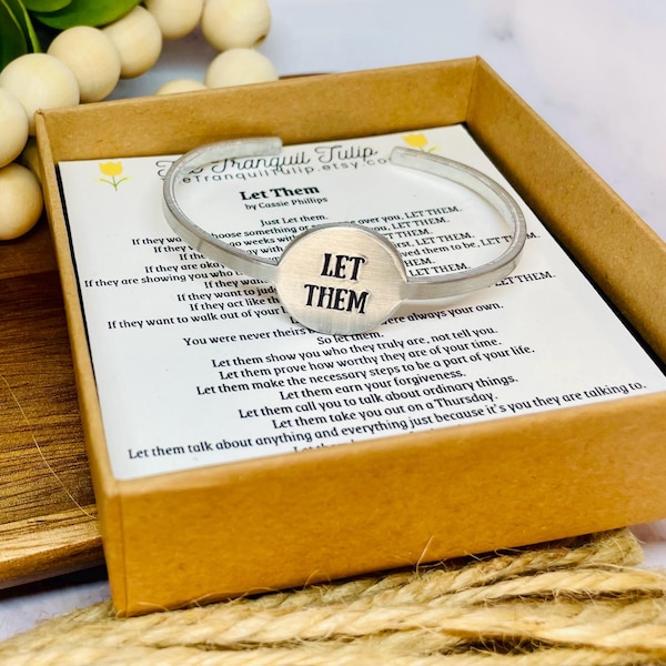 Let Them Bracelet - Etsy