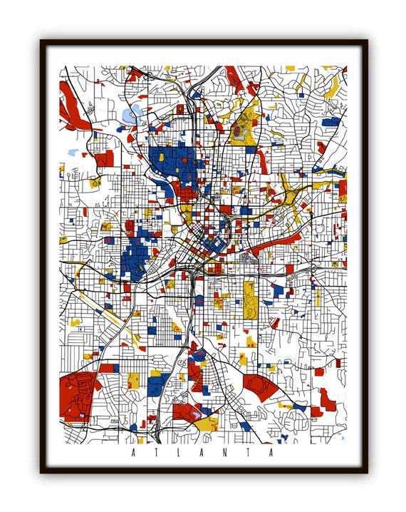 Printable Map Of Atlanta