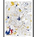 Birmingham Map Art / Birmingham, UK Wall Art / Print / Poster / Modern ...
