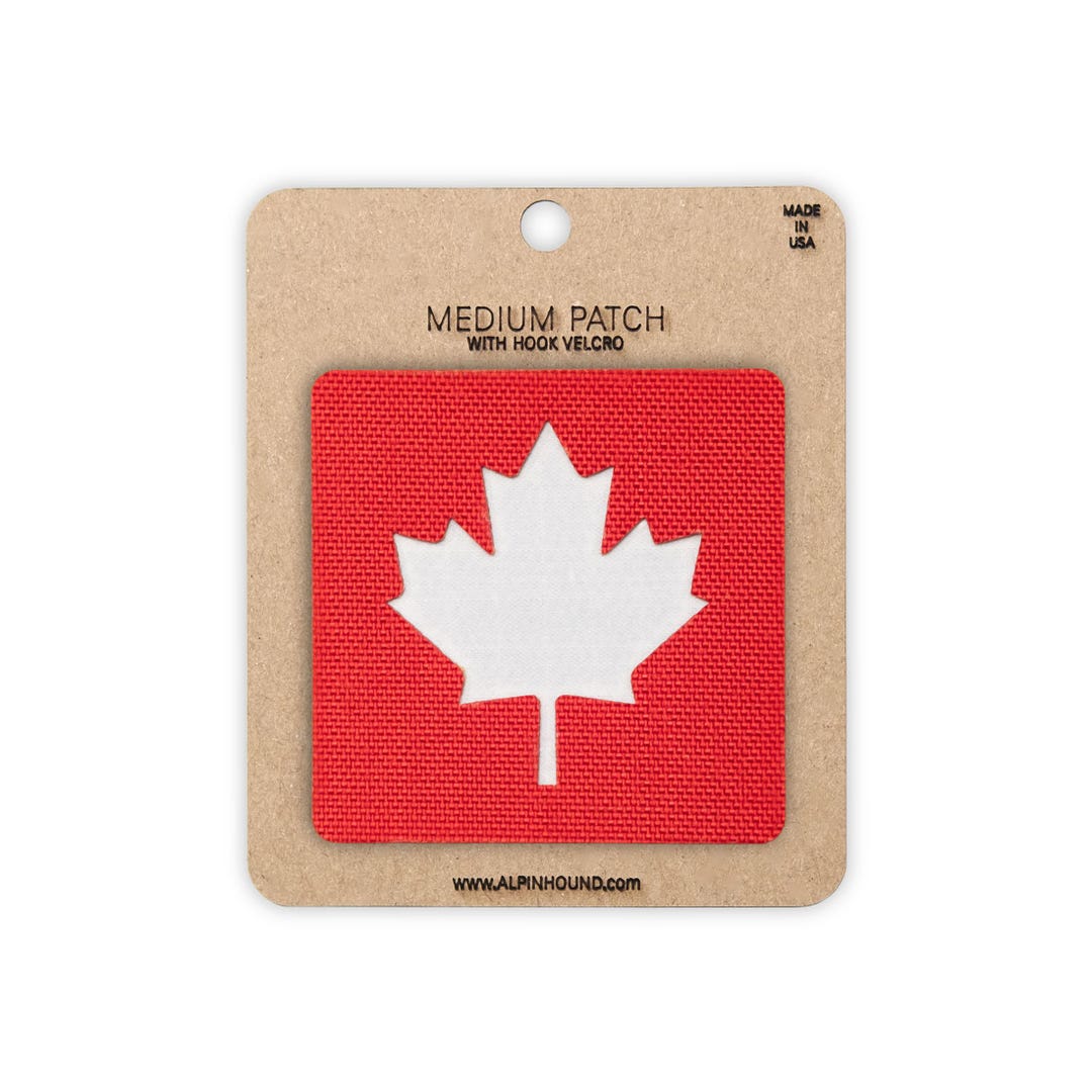 Canadian Maple Leaf Tactical Patch Medium - Etsy