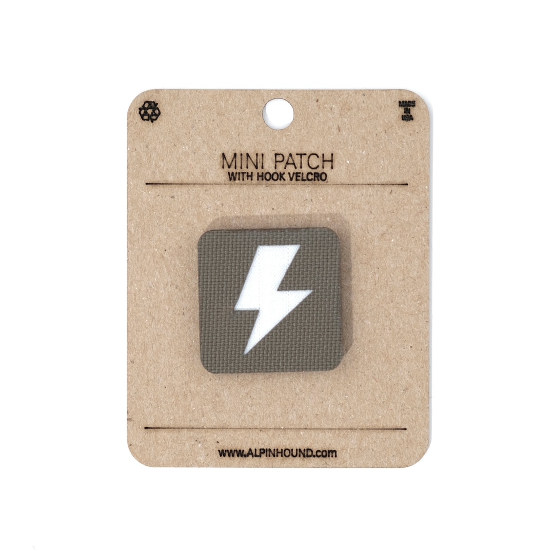 Mini Ranger and White Lightning Bolt Tactical Patch - Etsy