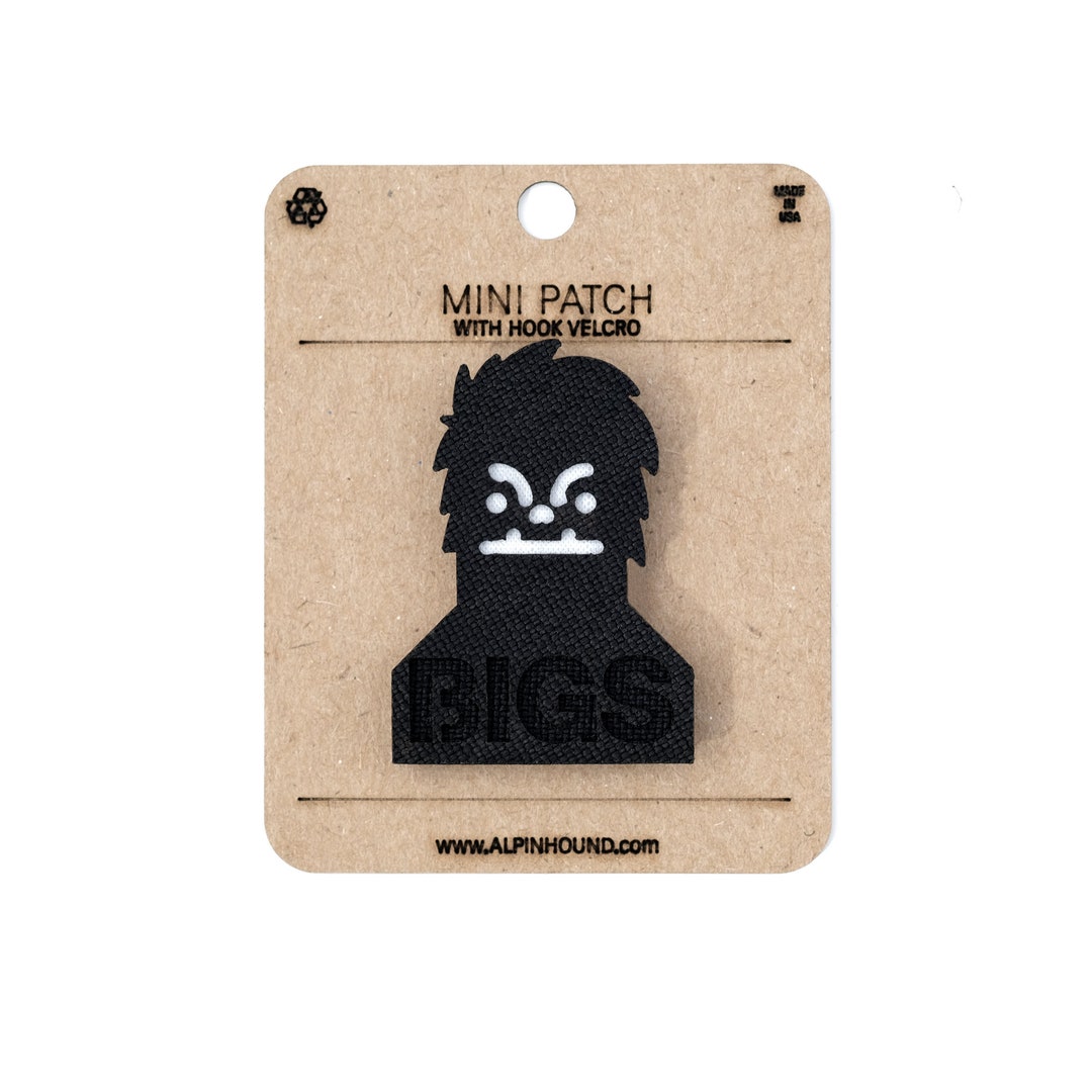 BIGS the Bigfoot Tactical Patch Small - Etsy