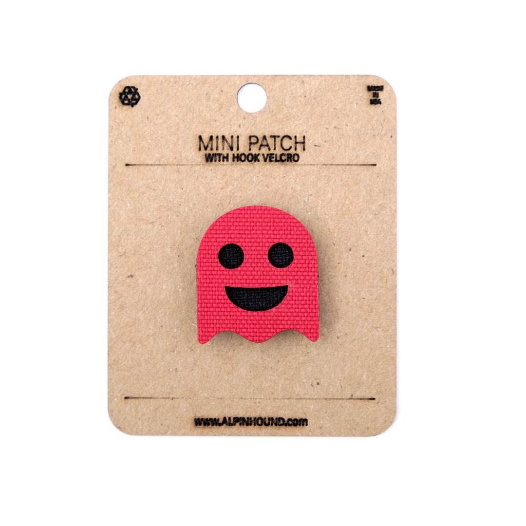 Mini Red and Black Ghost Tactical Patch - Etsy