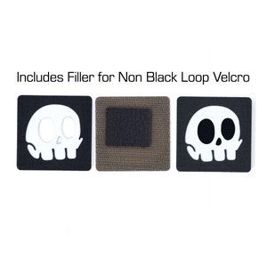 Skull Tactical Patch Medium 2X2 - Etsy